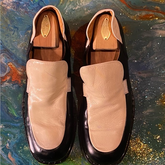 TODD WESH | Shoes | Vintage 9s Elegant Todd Welsh Black And Cream Mens ...